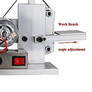 Diy Mini Belt Sander Electric Knife Apex Edge Sharpener Sanding Machine Belts Adapter Polisher Kits 7 Speed Diy Polishing Grinding Machine Power Tools Sander
