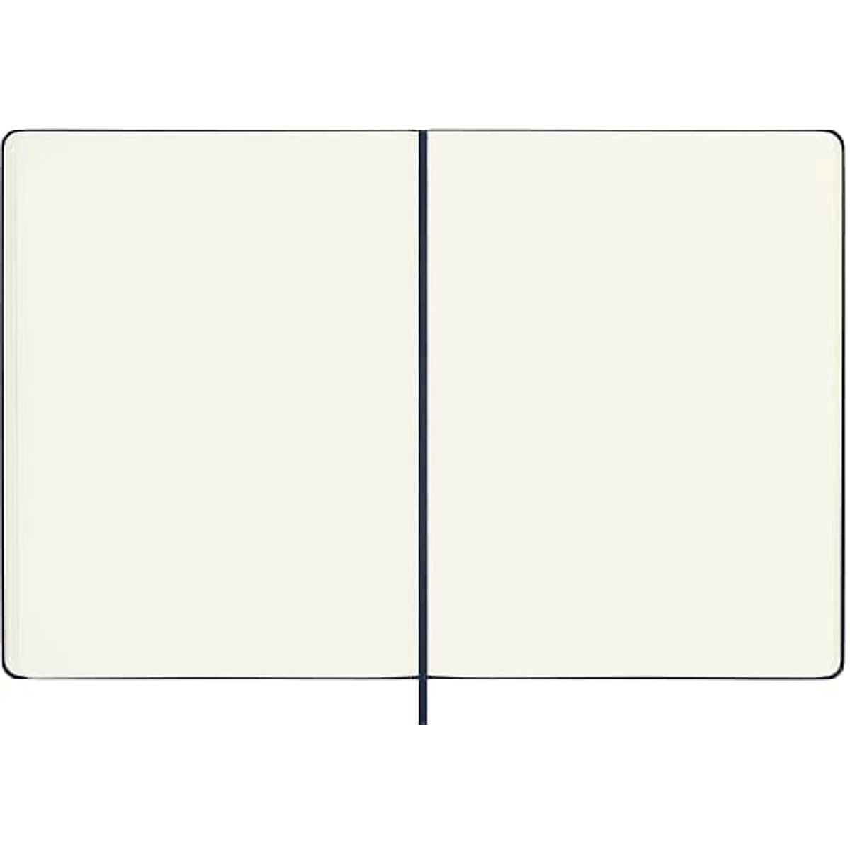 Moleskine Classic Notebook, Hard Cover, XL (7.5" x 9.5") Plain/Blank, Sapphire Blue, 192 Pages