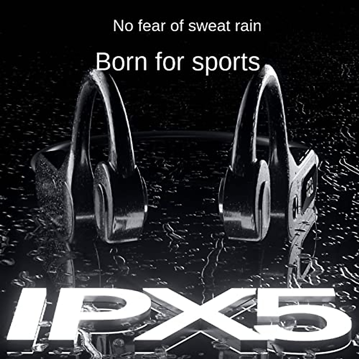 MBETA Bluetooth Headset for Bone Conduction 5.3 Wireless Sports Running Waterproof pluggable Non-in-Ear Headphones