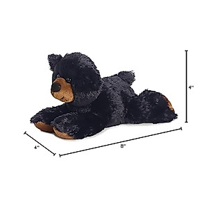 Aurora® Adorable Mini Flopsie™ Sullivan™ Stuffed Animal - Playful Ease - Timeless Companions - Black 8 Inches