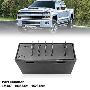 Hazard Warning LED Flasher Relay Turn Signal Relay Module Replace LM487 10383321 Fit for GM GMC Chevrolet, Fix Hyper Flash