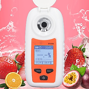 ST335A Digital Display Saccharimeter Refractometer Fruit Sugar Meter High Precision Sugar Detection Measurement Sweetness Tester