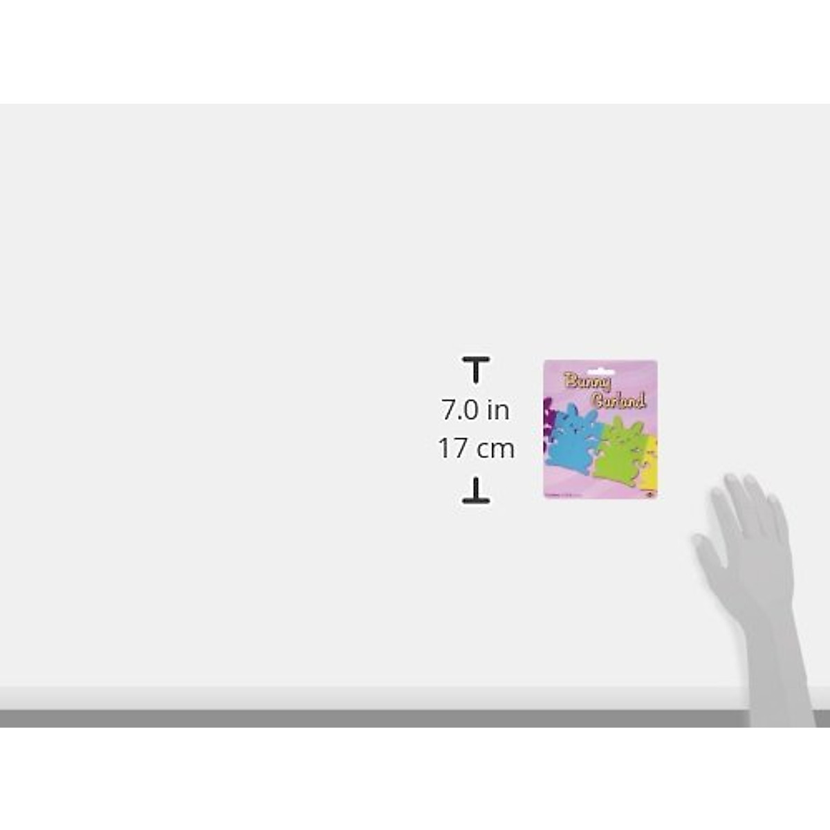 Bunny Garland Party Accessory (1 count) (1/Pkg)