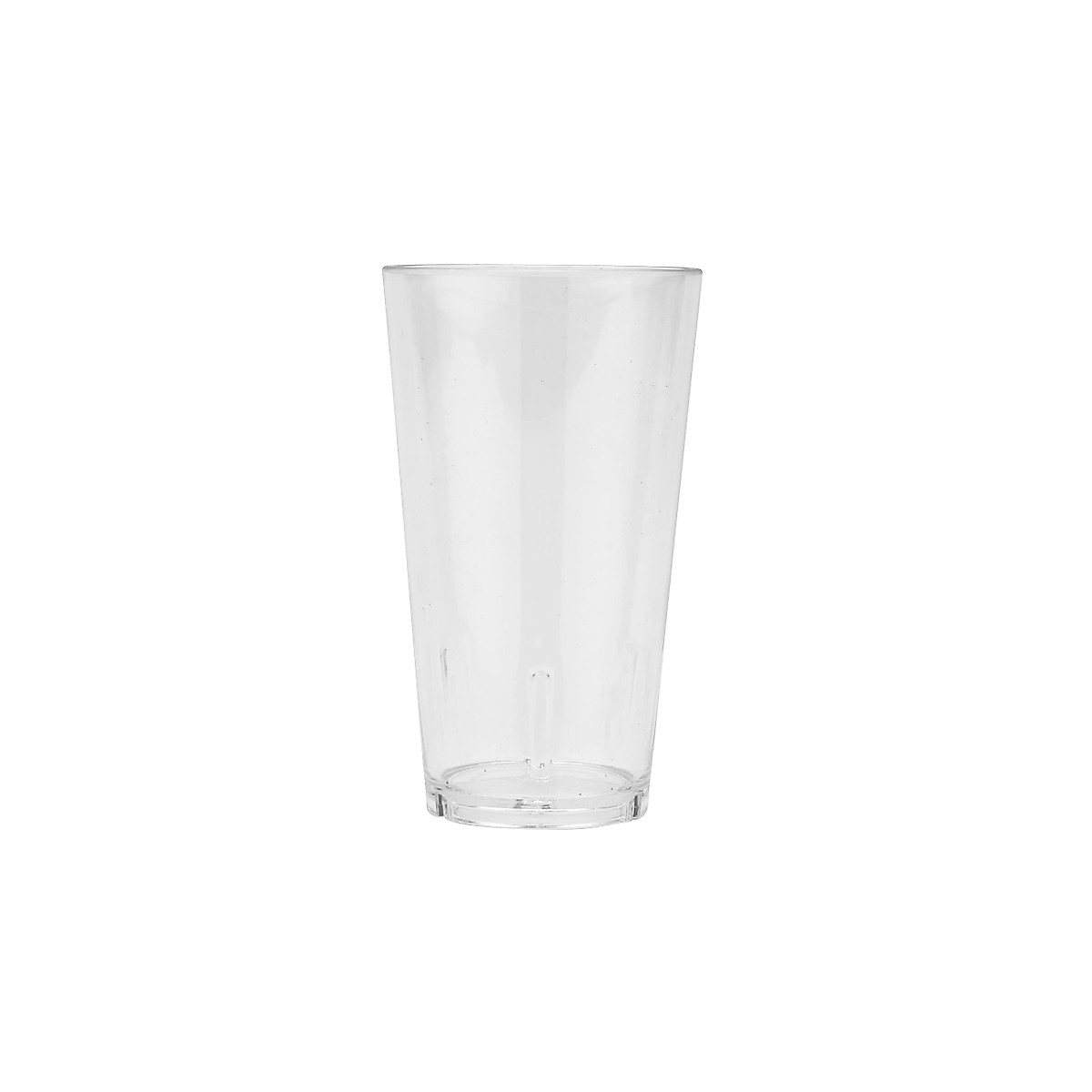 G.E.T. S-16-1-CL-EC 16 oz. Cocktail Shaker Glasses, Clear Break Resistant Plastic (Pack of 4)