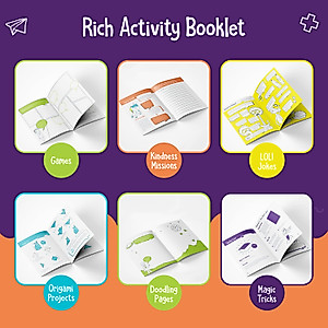 Open The Joy Feel Better Box: Get Well Soon Kids Gifts Basket, 50+ Fun Activities, Games, Toys, Conversation Cards, Origami, Clay Art, Magic Tricks, DIY - Great Gift for Kids After Surgery Ages 4+