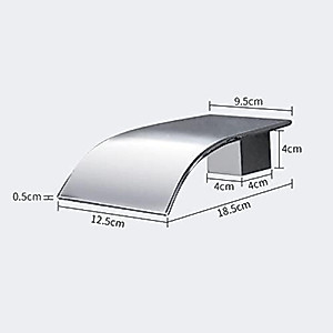 Modern Wall Mounted Waterfall Bath Filler Spout Chrome Bathtub Faucet Shower System Set Tub Spout-A,A