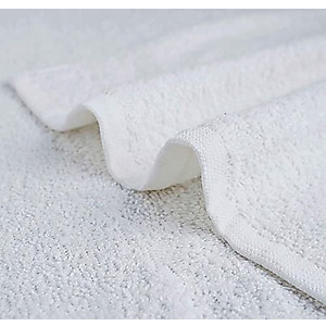 White Salon Towels Pack of 24 Gym Hand Towel, 16 x 26 inch Cotton Not Bleach Proof Salon Towels Ring Spun Cotton Maximum Softness and Absorbency, Easy Care