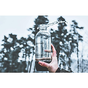 2 Pack Water Carbonating Sodastream Bottles Bundle with Deliqo 14 inch Bottle Cleaning Brush Original Soda Stream Reusable Sparkling Extra 1L 1 Liter