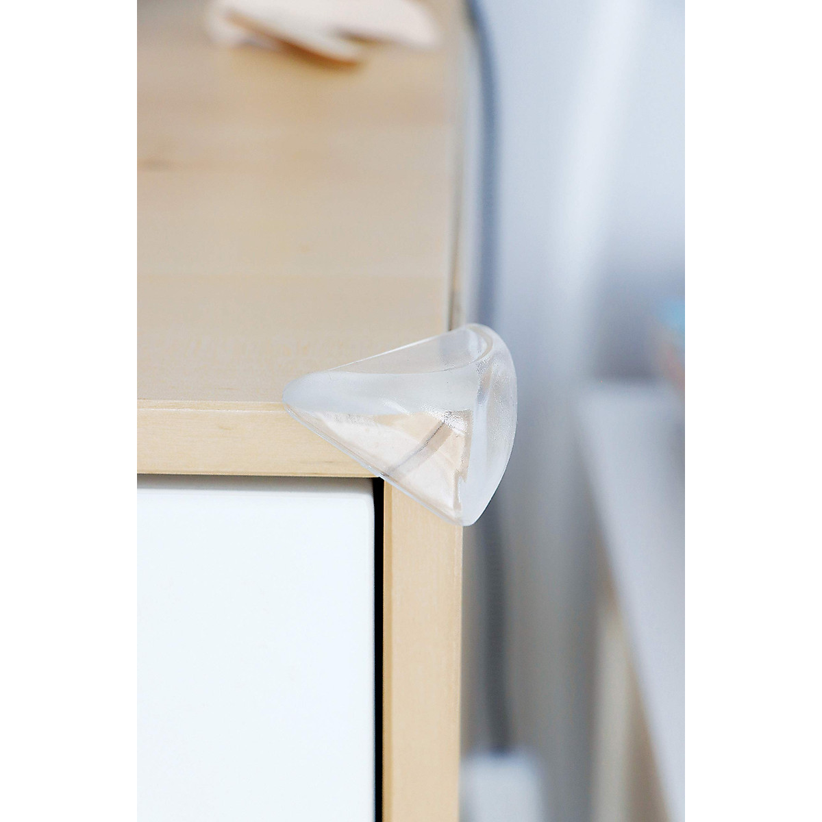 Little Chicks Soft Touch Table Guard Corner Cushions - with Dual Layer Protection - Fits Most Furniture Size Corners - 4 Pack - Transparent - Model CK029