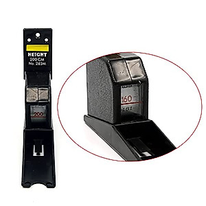 Kangkang@ 2m stadiometer Wall Mounted Growth Stature Meter Measure Home Use Adult Children Roll Ruler Height Measuring Measurement Tape