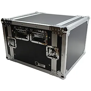 Harmony Audio HC8UAD DJ Flight Amp 8U Rack Space Road Travel Amplifier Case