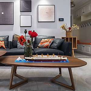 DAFDAG Titanic Large Size Mini Building Blocks Building Kit for DIY Mini Building Blocks and Toy Gifts for Adults or 14+ Kids （1872 Pieces）