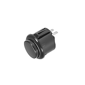 Rebower Momentary Game Push Button Switches Game Button [for Arcade Video Game] 23mm Black 8