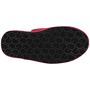UGG Men's Scuff Graphic Band Slipper, Samba RED, 12