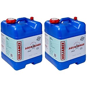 Ergonomic contoured handle Water Storage Container 7 Gallon (7gal/26L) (2-Pack)