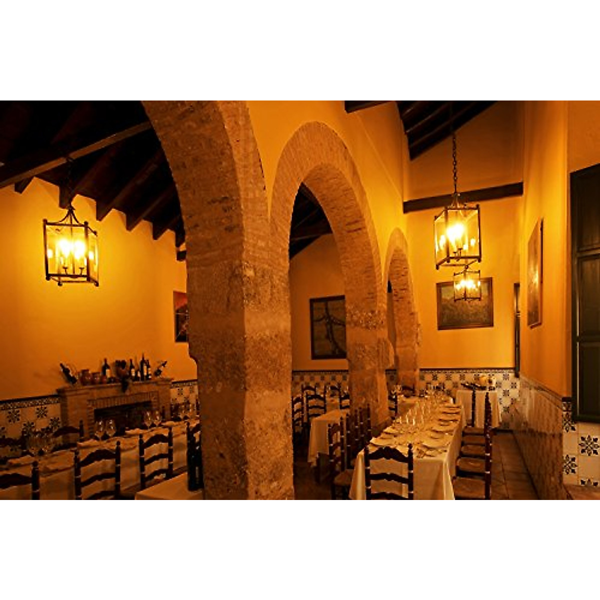 Emotionlite LED Light Bulbs, Dimmable Candelabra Bulbs, E12 Base, Amber Yellowish, Chandelier Light, Ceiling Fan Bulb, 40W Equivalent, 4W, 2200K, 350LM, UL Listed, 6 Pack