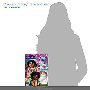 Disney Encanto 48 Page Color and Trace Coloring and Activity Book with 8 Tracing Sheets Paperback 51724 Bendon