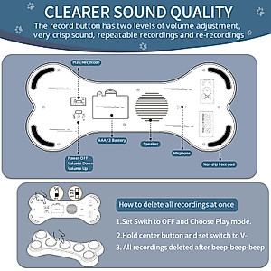 Dog Buttons for Communication with Sticker,7 in 1 Voice Recording Button,Dog Talking Buttons,Pet Buttons,Dog Training & Behavior Aids,Train Your Dog to Voice What They Want