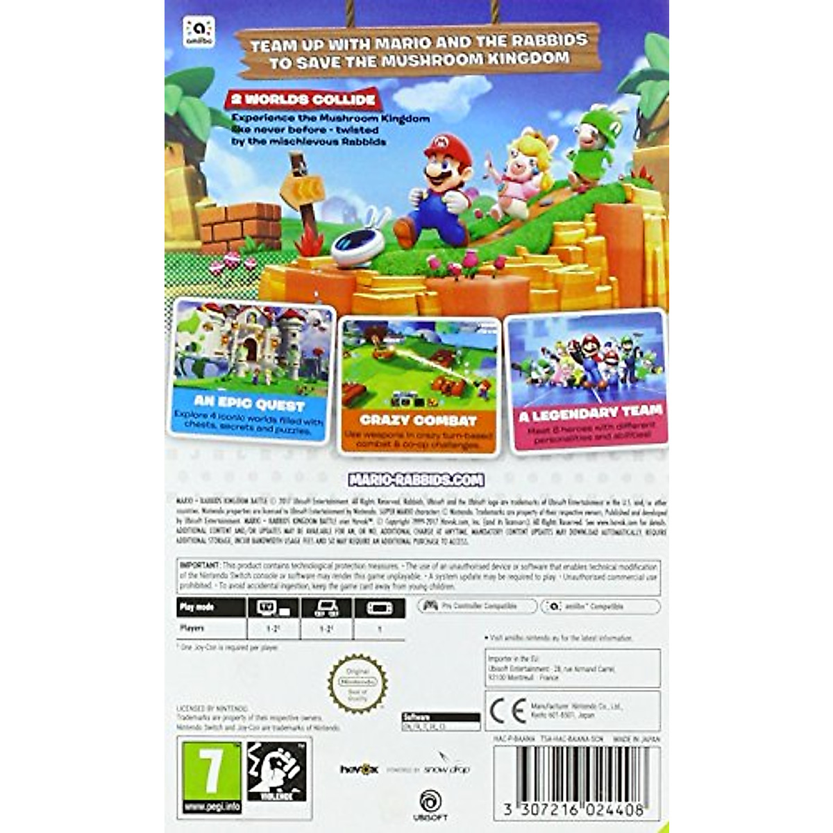 Mario + Rabbids Kingdom Battle (Nintendo Switch)