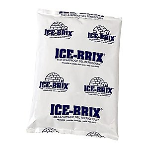 Polar Tech - IB 6 IB6 Ice Brix Leakproof Viscous Gel Refrigerant Poly Pack, 4" Length x 6" Width x 3/4" Thick (Case of 48)