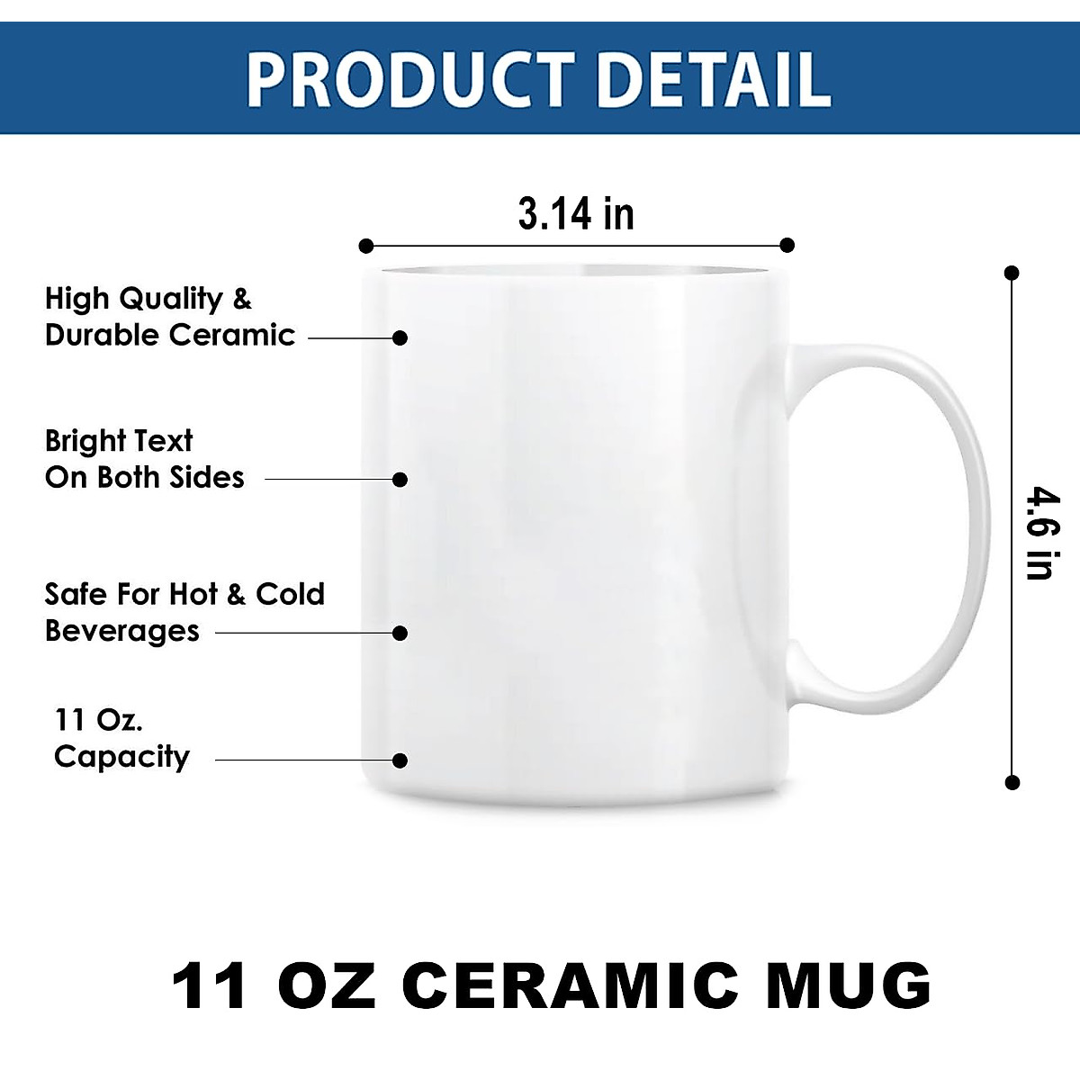 MONIZILUCKY Clinical Laboratory Technician Mug, Clinical Laboratory Technician Gift, Gift for Clinical Laboratory Technician Retirement - 11oz White Ceramic Coffee Mug - Christmas, Thanksgiving