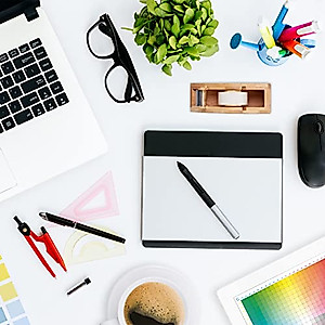 Relaxdays Adhesive Dispenser, Sticky Tape Holder for 25 mm Rolls, with Cutting Blade, Crafts, Natural, 5.5 x 12 x 4.5 cm, Bamboo, Metal