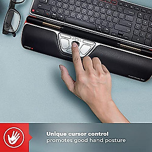 Contour Design RollerMouse Red Wireless - Wireless Ergonomic Mouse for Laptop and Desktop Computer Use - 2.4 GHz Ambidextrous Computer Mouse - Mac & PC Compatible