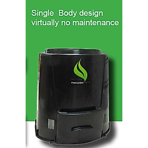 Enviro World Corporation EWC-30 82 Gallon Compost Bin, Black