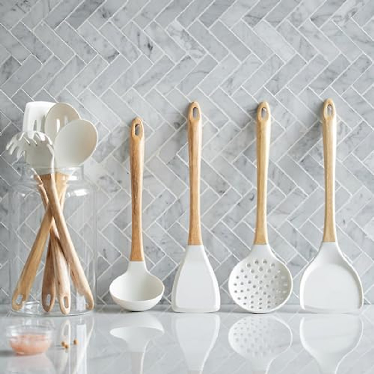 TAOBAO Anti-scalding Handle Kitchen Utensils Set Kitchen Household Cooking
