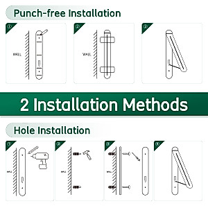 kuaguan Clothes Drying Rack Clothing Laundry Room Organizer Wall Mounted Folding Hanger Drying Rack