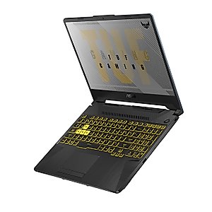 ASUS TUF Gaming A15 Gaming Laptop, 15.6” 144Hz FHD IPS-Type, AMD Ryzen 7 4800H, GeForce GTX 1660 Ti, 16GB DDR4, 512GB PCIe SSD, Gigabit Wi-Fi 5, Windows 10 Home, Metal, TUF506IU-ES74