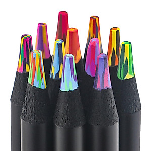 Easter Basket Stuffers for Teens, 12-Color Rainbow Pencils Set, Vibrant Multicolored Drawing Pencils for Adults & Artists, Professional Art Supplies for Coloring Books, Sketching & Illustration.