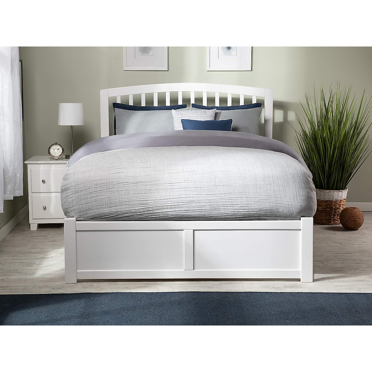 AFI Richmond Platform Bed with Footboard & Storage Drawers