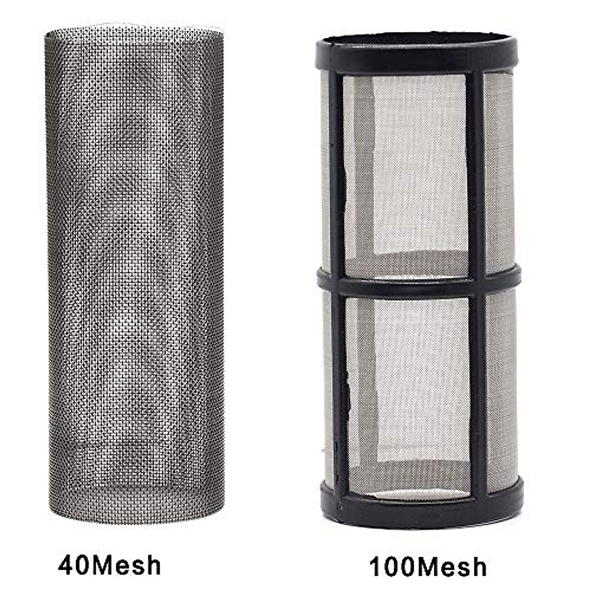 AmaoBazaar Pressure Washer Filter Attachment Garden Hose Outdoor Gardening Inlet Water 40 mesh，100 mesh (100 mesh)