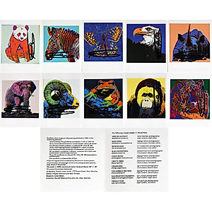 Edward Kurstak Gallery Endangered Species Announcement Cards Hand Signed by Andy Warhol