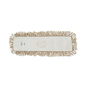 Boardwalk 1324 Industrial Dust Mop Head, Hygrade Cotton, 24w x 5d, White