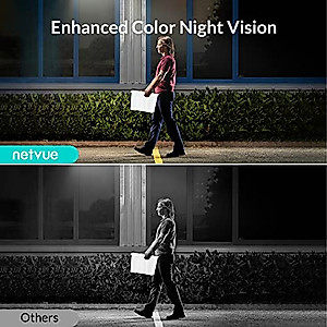 NETVUE Wireless Security Camera Outdoor, Rechargeable Battery Powered Surveillance Cameras for Home Security, Smart AI Detection, IP66 Waterproof, 2-Way Audio, 1080P Night Vision Cloud/SD Storage