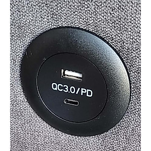 Lilola Home Toby Gray Woven Fabric Reversible Sleeper Sectional Sofa with Storage Chaise Cup Holder USB/USB-C Ports and Pockets