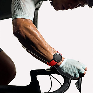 Lerobo No Gap Band Compatible with Samsung Galaxy Watch 7 6 5 4, 40mm 44mm/5 Pro 45mm/4 Classic 46mm 42mm, 20mm Sport Strap Wristband for Men Women, Red