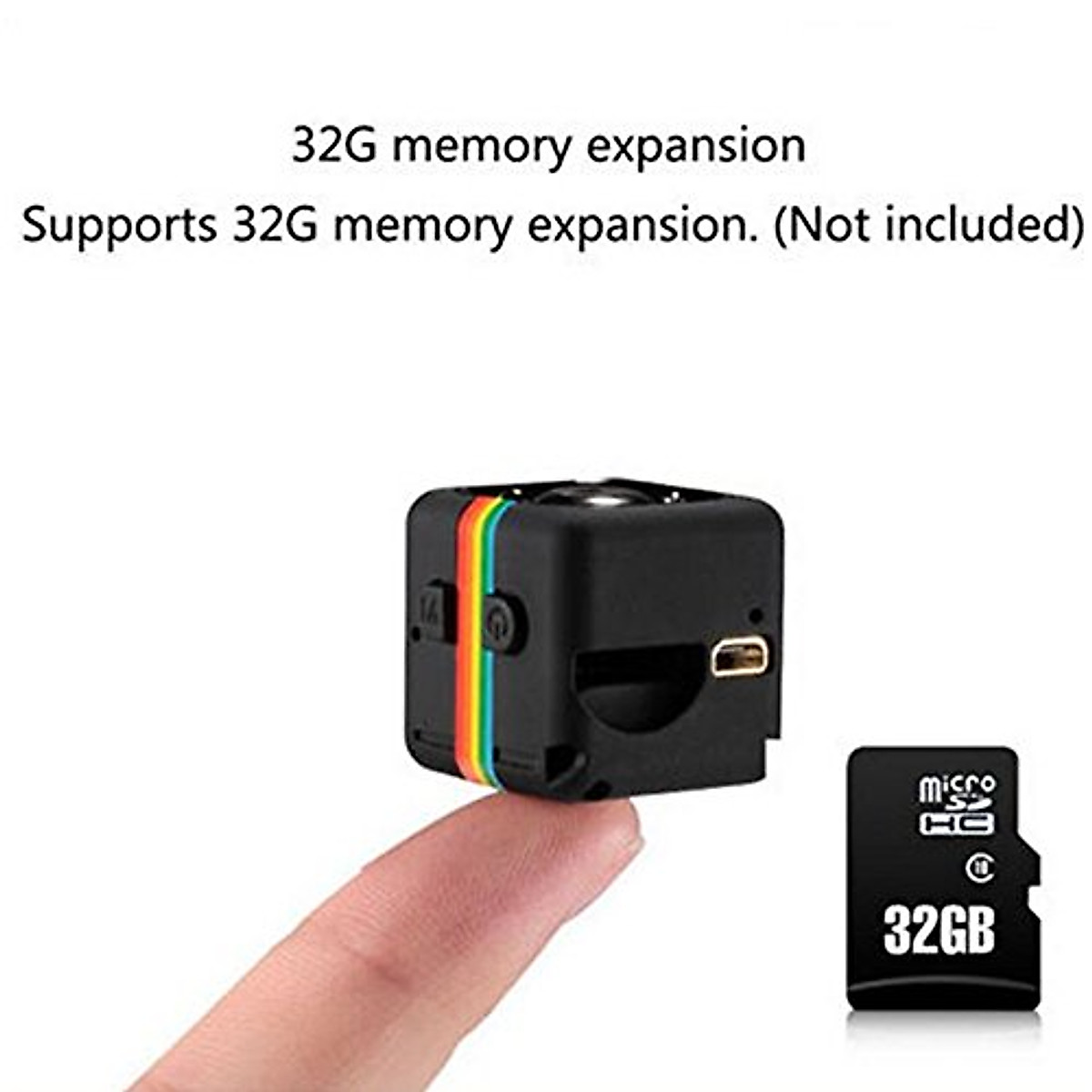 Sansnail Mini Camera 1080P SQ11 Portable Small HD Nanny Cam with Night Vision and Motion Detection Indoor Covert Security Camera for Home and Office