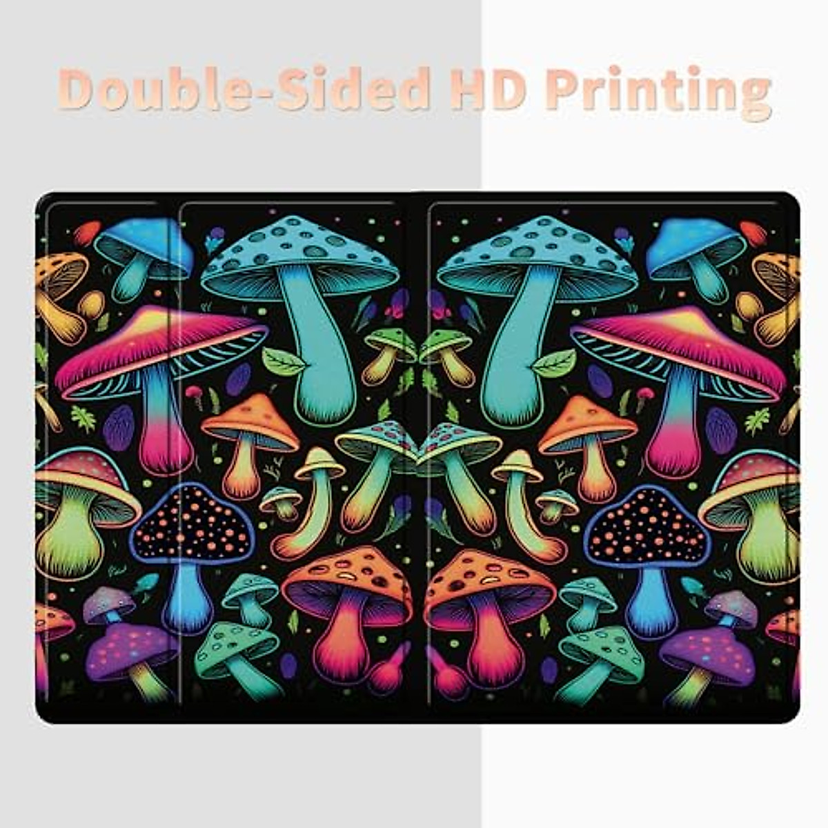 Dream Mushroom Case for Samsung Galaxy Tab A8 10.5 Inch 2022, Shockproof PU Leather Folding Stand Slim Case with Auto Sleep/Wake for Galaxy Tab A8 2022 Model SM-X200/X205/X207