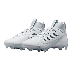 Nike Vapor Edge Pro 360 2 Men's Football Cleats White/Metallic Silver DA5456-100 10