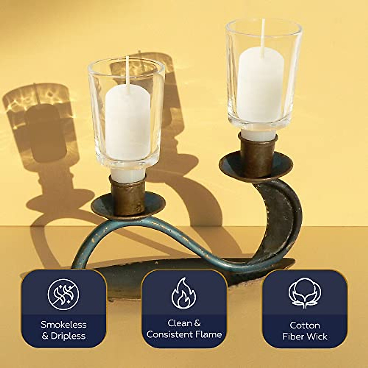 Only Kosher Candy Neronim 3 Hours Burning Time Votive Shabbat Candle, Traditional Shabbos Candles, 72 Pack