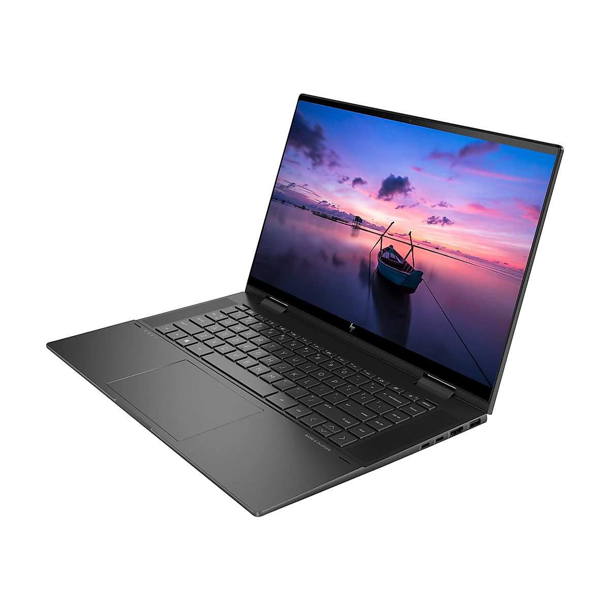 HP Envy x360 2-in-1 Convertible Business Laptop, 15.6” FHD Touchscreen, AMD Ryzen 7 5700U, Windows 10 Pro, 32GB RAM, 1TB SSD, WiFi 6, Fingerprint Reader, Backlit Keyboard, Durlyfish