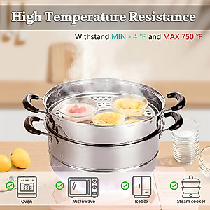 PARBEE 3" Clear Glass Pinch Bowls, 10 Pack 2.5oz Small Prep Dishes Stackable Ingredient Bowls for Spices Dipping Sauces Ice Cream Toppings, Dishwasher Microwave and Freezer Safe