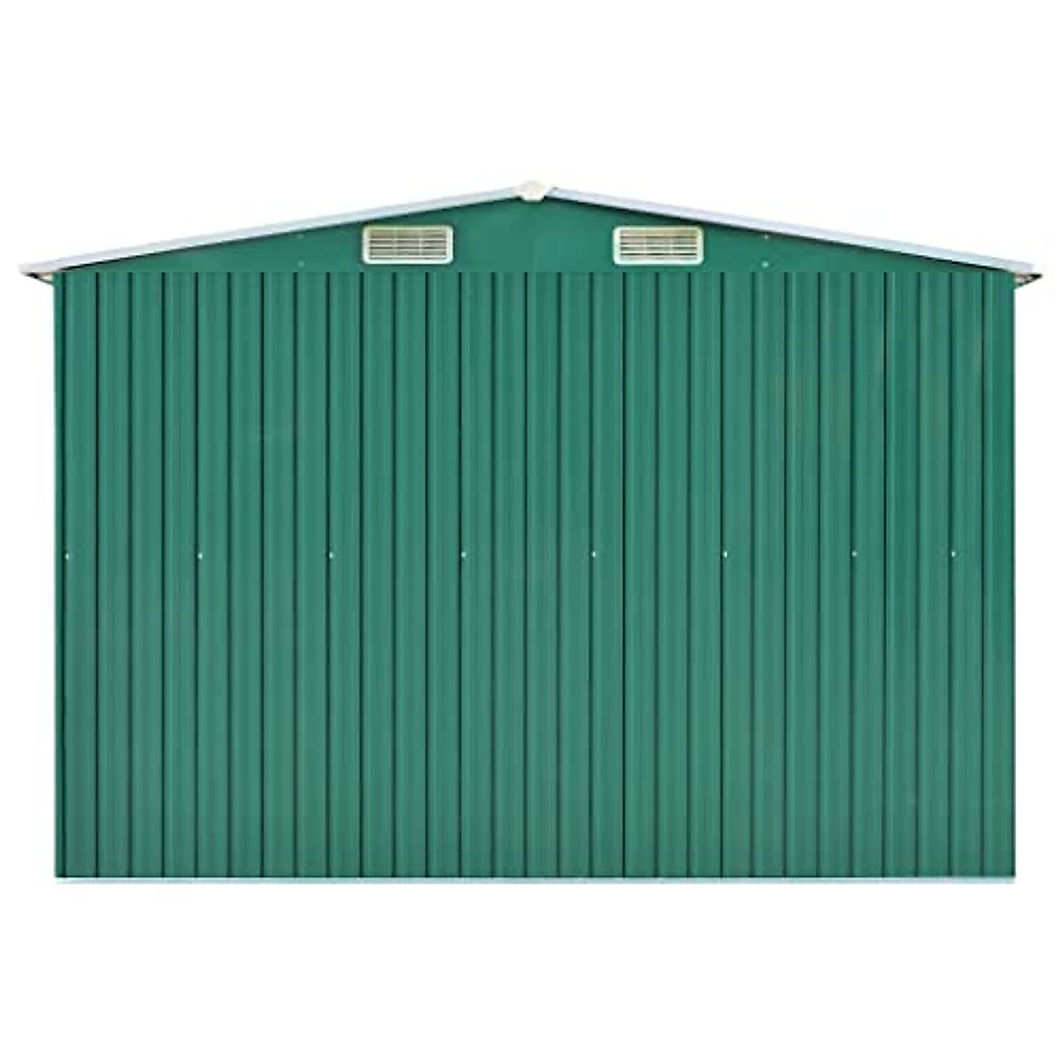 CUMYZO Outdoor Storage Shed,Tool Garden Metal Sheds with Sliding Door,Galvanized Steel Tool Shed House,Waterproof Tool Shed, Backyard Shed 101.2"x389.8"x71.3"(WxDxH)