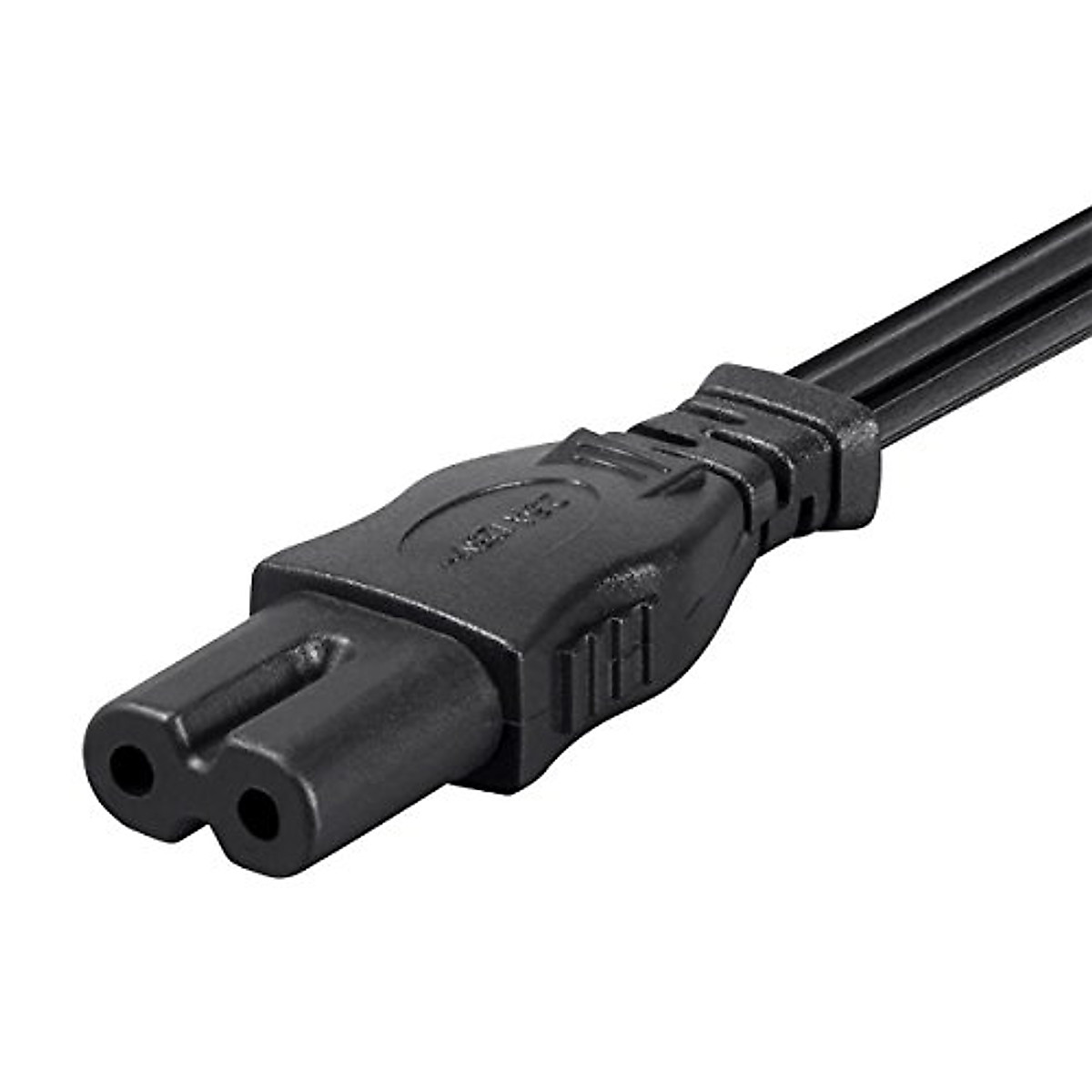 6ft 18AWG AC Power Cord Cable w/o Polarized, 10A (NEMA 1-15P to IEC-320-C7)