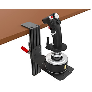 Hikig 2 Pack Desk Mounts for Flight Sim Joystick, Throttle, Hotas Systems Compatible With Thrustmaster Hotas Warthog, Thrustmaster MFD Cougar Pack, Winwing Orion 1/2 Hotas With All Installation Bolts