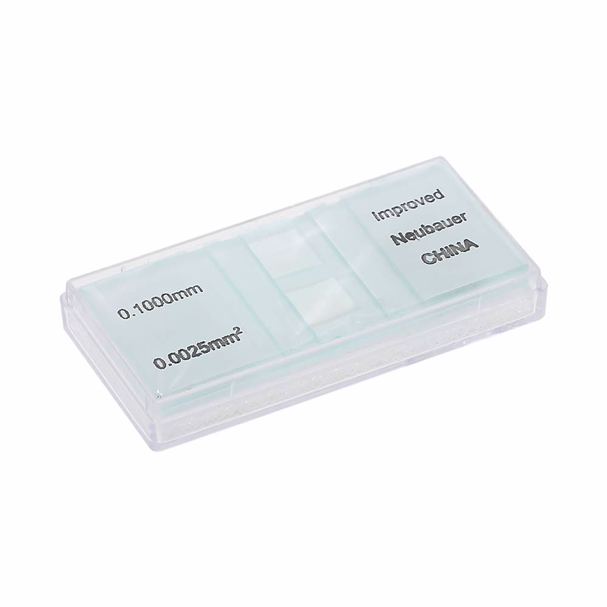 Improved Neubauer Hemocytometer Blood Cell Count Plate Glass Microscope Slide Coverslip Counting Chambers