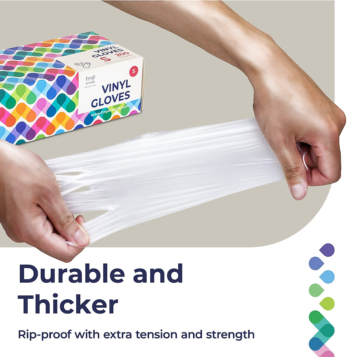 Fit Meal Prep 200 Pack Disposable Gloves Medium Food Safe Gloves Latex Free Powder Free Clear Gloves Food Prep for Cooking, Kitchen, Cleaning